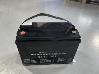 Cina Batteria di stoccaggio solare LiFePO4 12,8V 100Ah 1280Wh 25,6V 50Ah per camper caravan camper autocamper in vendita