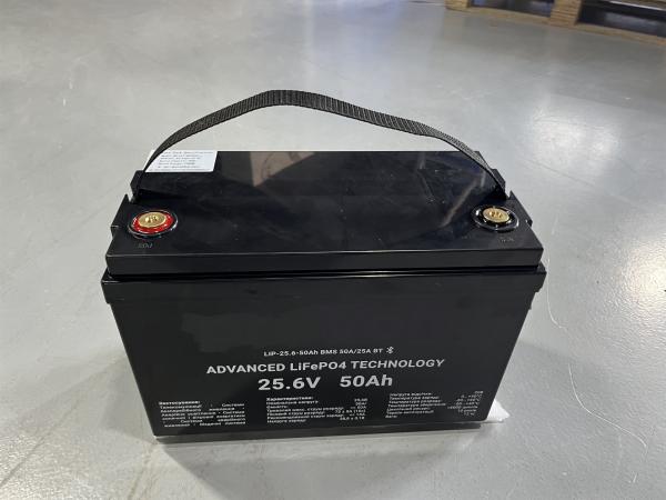 Solar LiFePO4 Storage Battery 12.8V 100Ah 1280Wh 25.6V 50Ah for Motorhome Caravan Camping RV Car