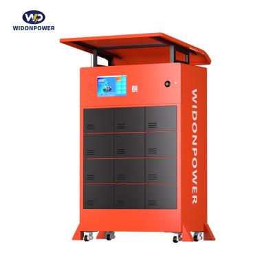 China 再生可能エネルギー貯蔵交換ステーション E-モトロ E-バイク E-スクーター バッテリー交換可能なキャビネット for sale