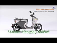 Touchscreen display en batterijruilstation BSS-100 voor e-bike scooter motorfiets rickshaws