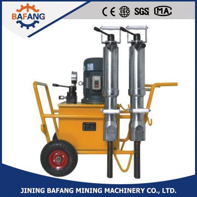 China High quality efficient gsoline/petrol hydraulic rock splitter, electric hydraulic stone spilitter for sale