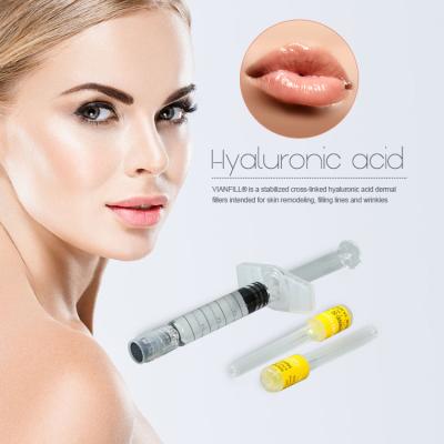 China Long Lasting Dermal fillers injection hyaluronic acid gel 2ml for face wrinkles for sale