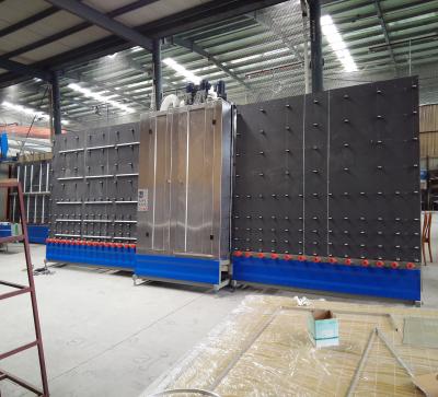 Cina Macchina di vetro bassa-e automatica verticale di Washing&Drying, rondella di vetro bassa-e, lavatrice di vetro d'isolamento verticale in vendita