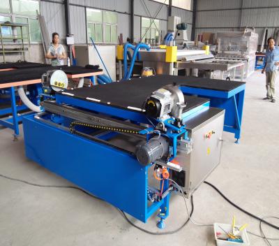 China Horizontal Double Head Low-E Glass Edge Remover Double Glazing Equipment for sale