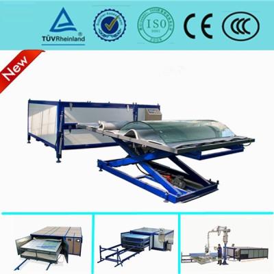 China Two Layer eva glass laminating machine For Architecture / Bending Laminated Glass for sale