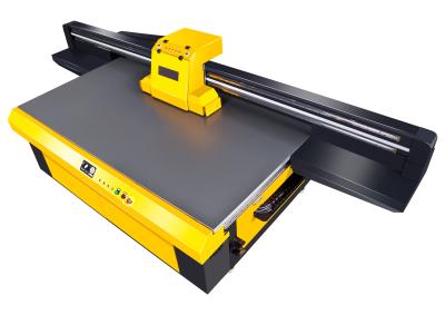 China Color Led UV Flatbed Printer Continuous Ink 1.5x1.3m High Accuracy CMYK+W for sale