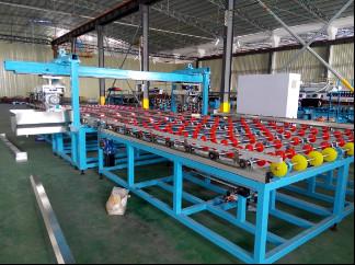 China Horizontal Automatic Glass Seaming Machine , Four Side Glass Processing Plant for sale
