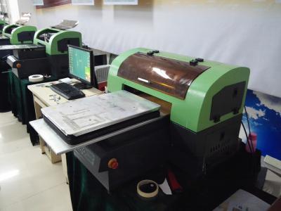 China Small Desktop Uv Led Flatbed Printer For Glass / Plexiglas Multicolor for sale