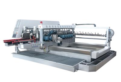 China High Speed Glass Double Edging Machine With Low - E Glass Film Removing for sale