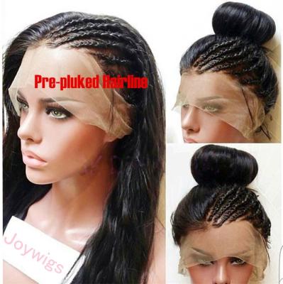 China Cheap Natural Color Elastic Band 360 lace wig glueless 100 human hair pre plucked lace wig for sale