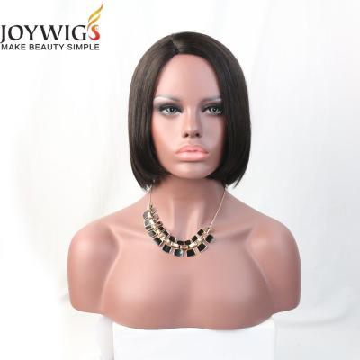 China Pre plucked 8 inch bob wig human hair short bob lace front wig for black women for sale