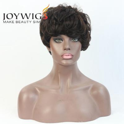 China Instock 100 Human Hair Wigs For African Americans Short Bob Wig for sale