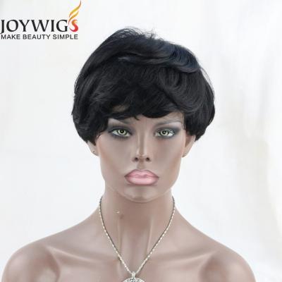 China AAAAA grade short bob full machine made wig for sale