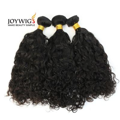 China 2017 Newest arrival from Qingdao 10A Grade Unprocessed Brazilian Virgin Human Hair natural Color water wave Hair Weft for sale