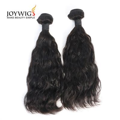 China 2017 new arrival10A Grade Unprocessed Indian Human Hair natural Color natural wave Hair Weft for sale