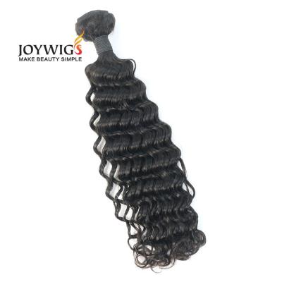China 2017 new style 10A Grade Unprocessed Chinese Virgin Human Hair 1b Color deep wave Hair Weft for sale