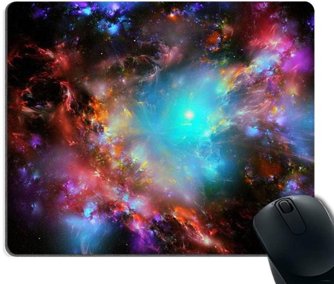 Minglu MP-018 Mouse Pad Galaxy Customized Rectangle Non-Slip Rubber Mousepad Gaming Mouse Pad
