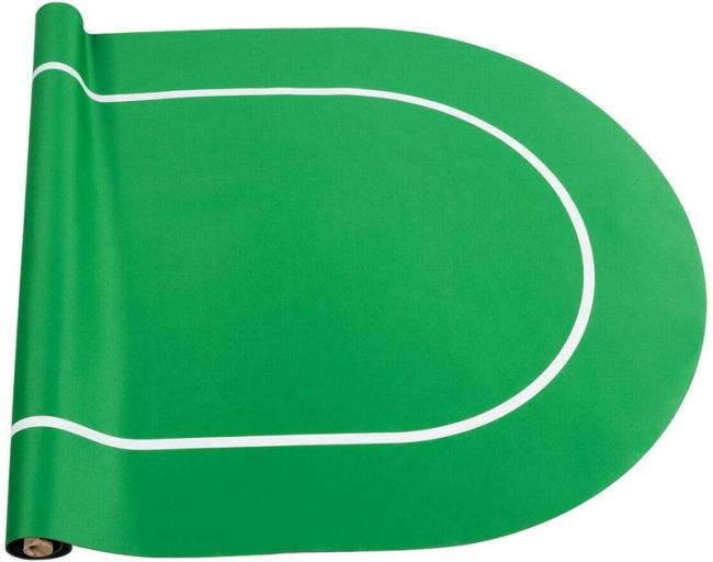 Minglu CPM-004 Games Sports Expert Portable Rubber Foam Poker Tabletop Mat Dining Table Casino Poker Game mat