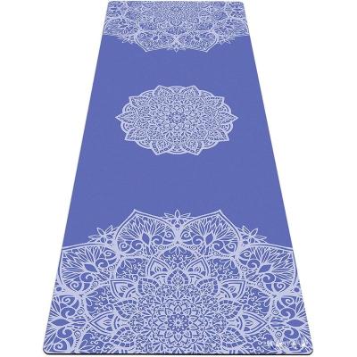 Cina Disegno personalizzato Mat yoga in gomma naturale antiscivolo per allenamento pratico eco-friendly in vendita