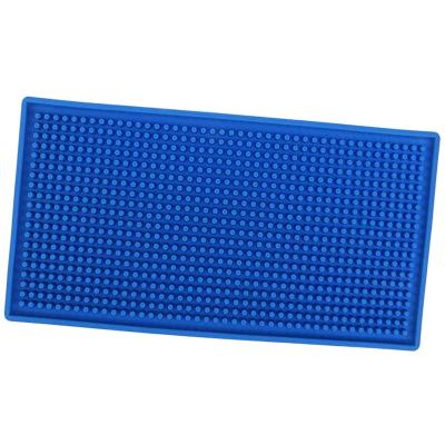 Cina BM-006 Tapis à bar jetable Blue Rubber Counter Top Mat in vendita