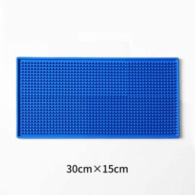 Cina BM-006 Tapis à bar jetable Blue Rubber Counter Top Mat in vendita