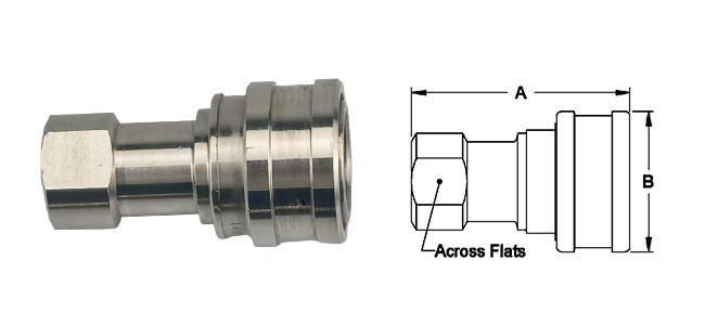  CB-SP-1F female socket with secure latch mechanism