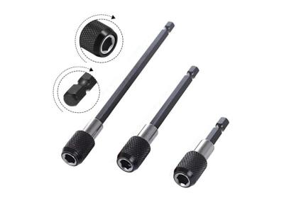 China 1/4 Inch Head Extension Rod Batch Magnetic Screwdriver Quick Transfer Lever Self-locking Extension Rod 150mm Hand Tools for sale