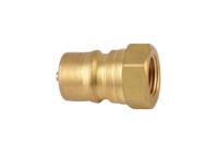 China Open Close Type Brass Hydraulic Quick Couplings ISO7241B for sale