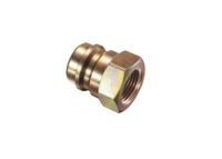 China Ball Locking Excellent Flow Capacity Brass Quick Coupler for sale