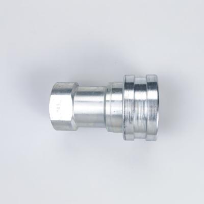 China Cb-spm-10f-iso-7241-a Hydraulic Quick Coupling With Ball / Poppet Valves for sale