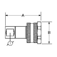 China threaded-hydraulic-quick-couplings-cb-sps-3fn-fd86 for sale
