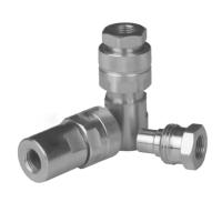 China CB-VVS Steel thread locked type chrome plating hydraulic quick coupling for sale