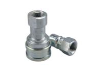 China BSPP ISO Coupler , 5000PSI Hydraulic Quick Coupler for sale