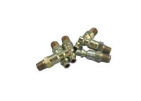 China 10 Bar 0.25'' High Flow Brass Compressed Air Coupling for sale