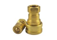 China 0.5'' Medium Pressure Pneumatic Brass Quick Coupler for sale