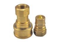 China ISO7241B 0.75 Inch	Hydraulic Brass Quick Coupler for sale
