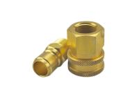 China 0.75'' Straight Through Coupler , Brass Straight Coupling for sale