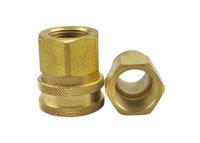 China Water Pipe System 1-1/2'' Brass Straight Coupling for sale
