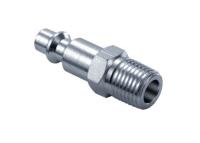 China Industrial Interchange pushbutton safety coupling is designed for use with compressed air Pneumatic Quick Coupling for sale