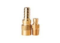 China Non Valve Brass Quick Coupler For Line Modular 1.5Mpa for sale