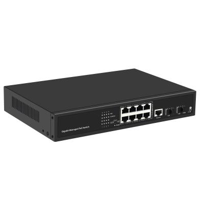 Cina Switch Ethernet industriale DC 12V 2A 20Gbps 10 porte per aziende in vendita