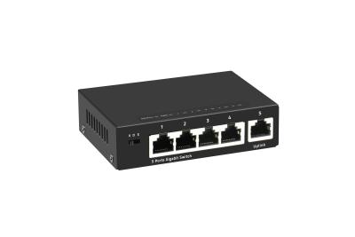 中国 DC 5V 5の学校のための左舷産業イーサネット スイッチ10Gbps馬小屋 販売のため