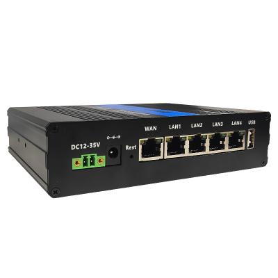 Cina Router WiFi RS232 RS485 su guida Din 4G stabile nero con porte USB in vendita