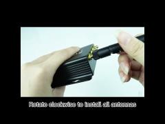 Practical Black Industrial Modem Router 1000Mbps 2 Gigabit Ports