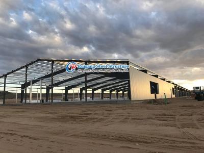 중국 PEB 빌딩 금속 가벼운 철강 구조 창고 워크샵 판매용