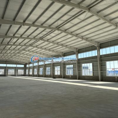 China Prefabricated Modular Heavy Steel Structure PEB Steel Structure Stereoscopic Intelligent Warehouse for sale