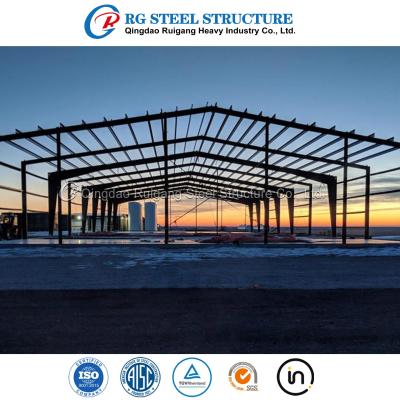 China Metal Light Weight Prefab Structural Steel Office Building / Hangar / Workshop /Warehouse for sale