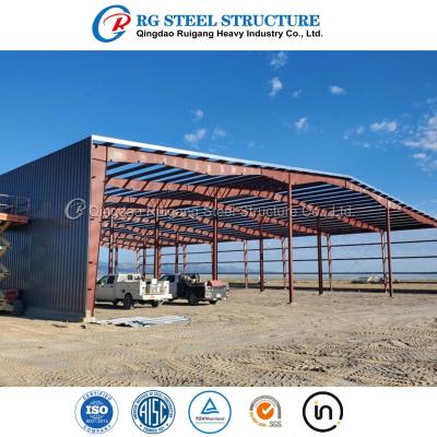 China Prefabricated Warehouse Steel Structure Metal Building Kits Shed For Storage With Mezzanine Office for sale