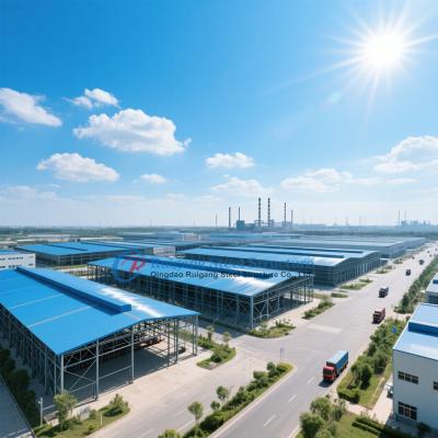 China Hot Dip Galvanized Steel Warehouse with Overhead Crane System for sale