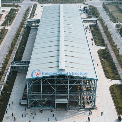 중국 브릿지 크레인 접근과 맞춤식 철강 구조 창고 판매용